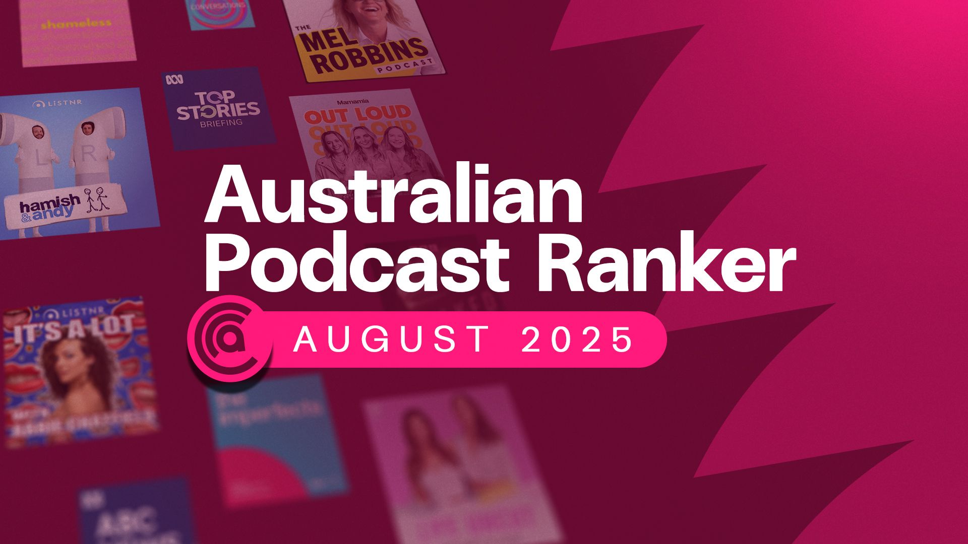 AUSTRALIAN PODCAST RANKER - AUGUST